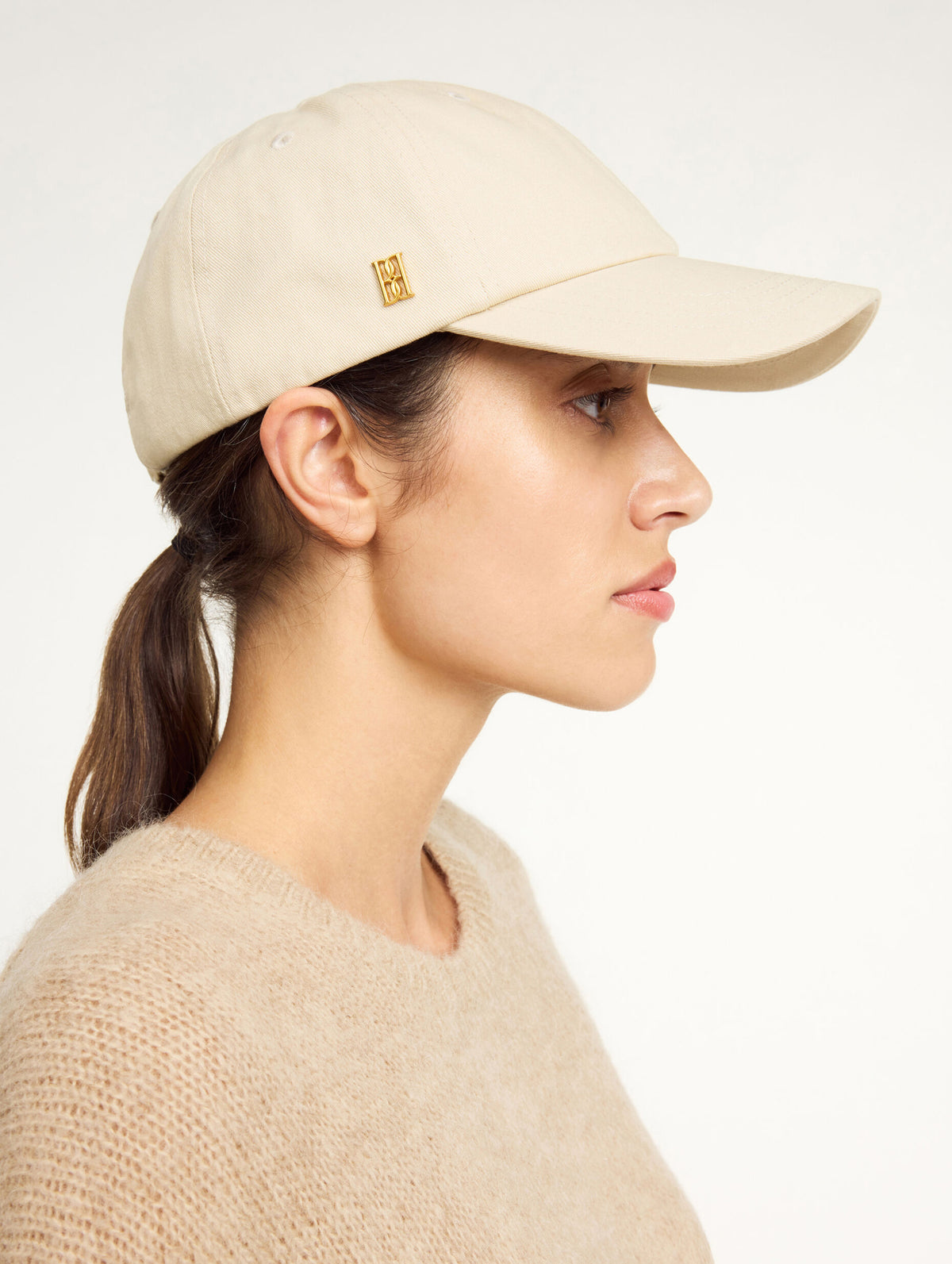 Aubriela Cotton Cap in Oyster Grey – Muse Boutique