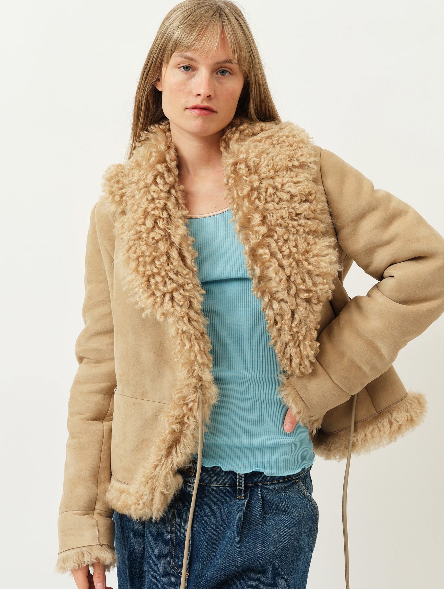 Moss Jacket Beige : Saks Potts | Muse Boutique